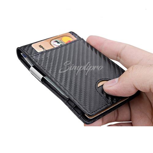 Jual Dompet Money Clip Pria Keren Modern Slim Wallet RFID Protection GN ...
