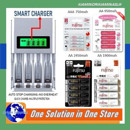 Jual Charger Battery Fujitsu AA AAA +AAA 750mAh-AA 950mAh-1900mAh ...