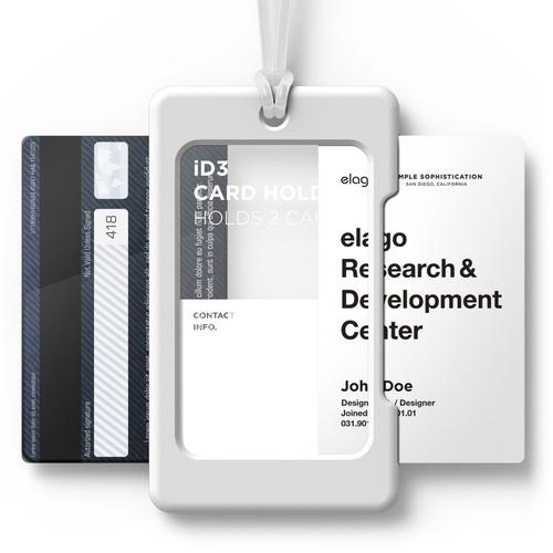 Jual Elago ID3 ID Card Holder Strap Name Tag Kerja Kantor NameTag Nama ...