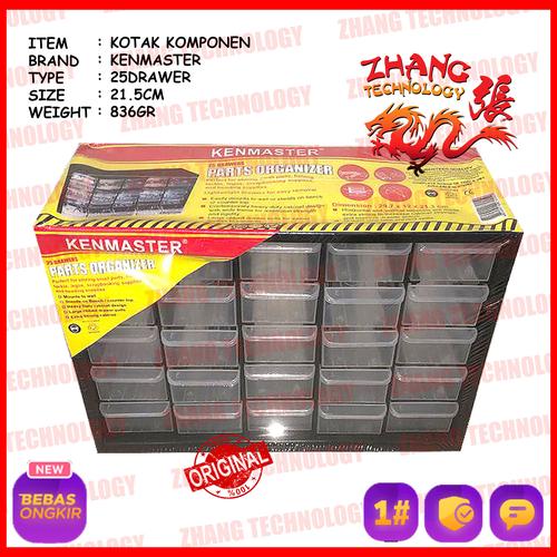 Jual HIGH QUALITY!!! Component Box 25 Drawer Laci Kotak Komponen Fiber ...