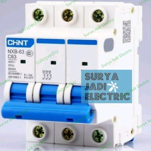 Jual MCB CHINT 16A/3P NXB-63 6kA / MCB CHINT 3 Phase 16A 3 Pole - Kota ...