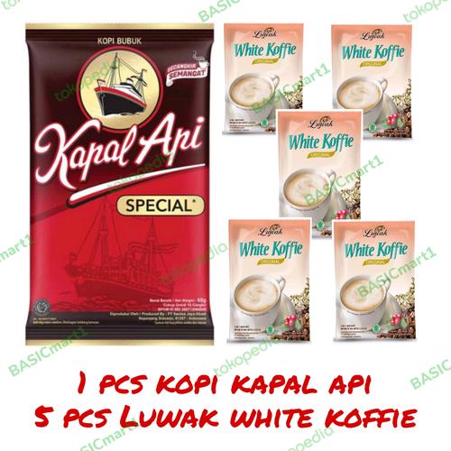 Jual Paket sembako kopi Kapal api + Luwak white koffie - Kota Malang ...