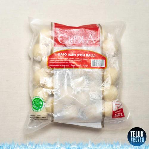 Jual cedea baso ikan fish ball 500gr bakso fishball 500 gram frozen ...