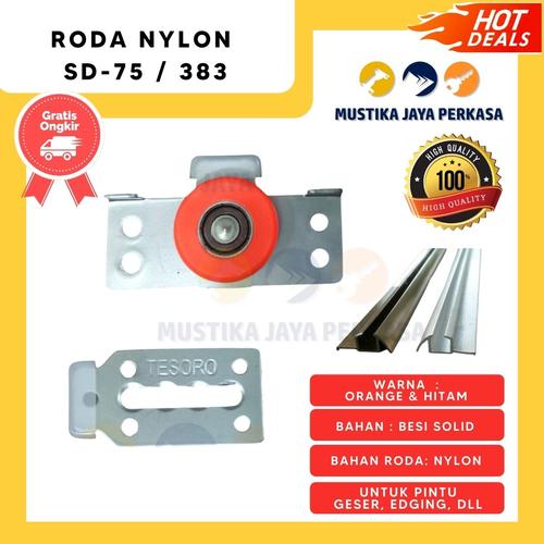 Jual Roda Pintu Lemari Sleding SD 75 Orange Sleeding Sliding Geser ...