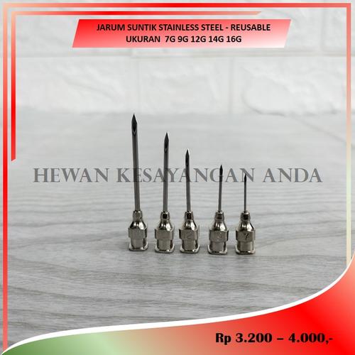 Jual Jarum suntik besi hewan ternak kambing, domba, sapi, kuda ukuran ...