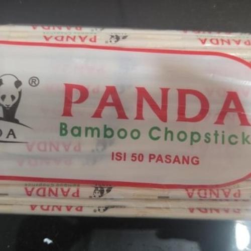 Jual Sumpit Panda SUMPIT Bambu + Tusuk Gigi Merk PANDA isi 50 pasang ...