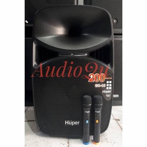 Jual SPEAKER PORTABLE WIRELESS HUPER GS15 / GS-15 / GS 15 ORIGINAL 15 ...