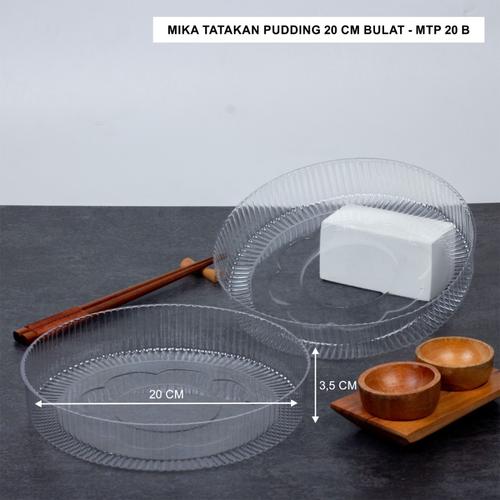 Jual Mika Alas Pudding Bulat Diameter 20cm Tray Kue Tatakan Pie Susu ...