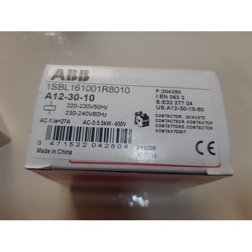 Jual Contactor ABB - A12-30-10 220-230V 50Hz / 230-240V 60Hz - Jakarta ...