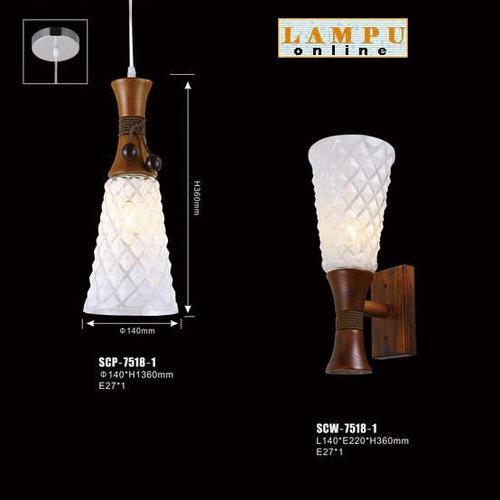 Jual lampu gantung satuan SCP-7518 lampu dinding SCW-7518 - SCP-7518-1 ...