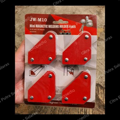 Jual MINI MAGNETIC WELDING HOLDER 4PCS/SET SIKU MAGNET MINI PENAHAN ...