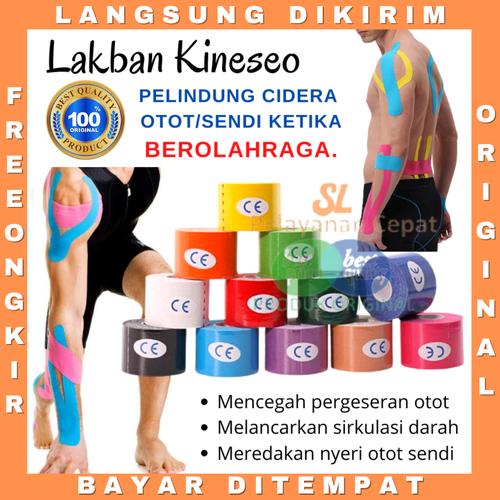 Promo Lakban Kineseo Tape Perban Cegah Cedera Otot Saat Olahraga ...