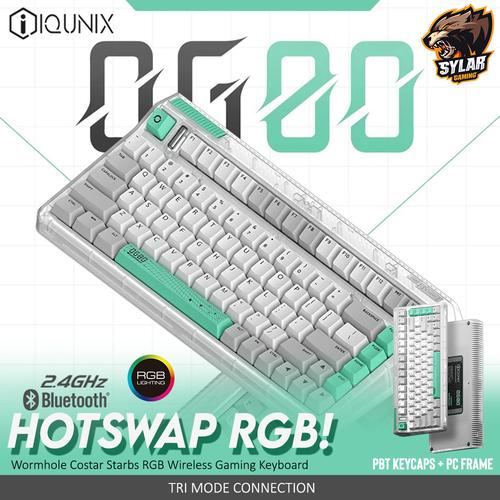 Jual Iqunix OG80 / OG 80 Wormhole Costar Stabs RGB Wireless Gaming ...