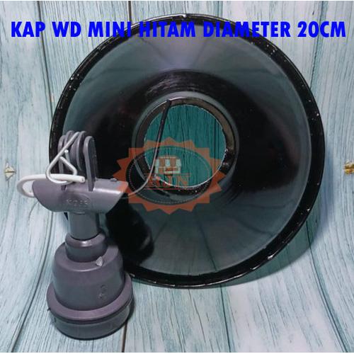 Jual Kap WD Lampu Gantung Mini Hitam Diameter 20 cm + Fitting E27 - Jakarta Barat - RJNstore ...
