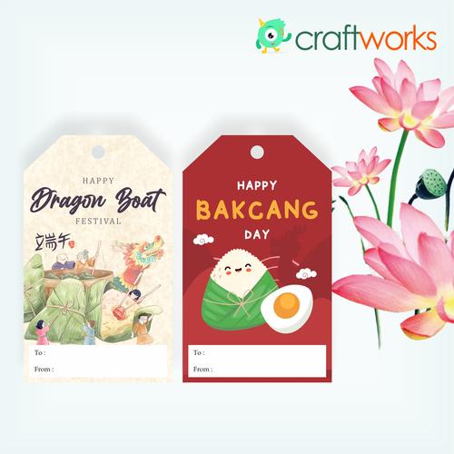 Jual HANG TAG UCAPAN DRAGON BOAT FESTIVAL / BAKCANG DAY - Kab ...