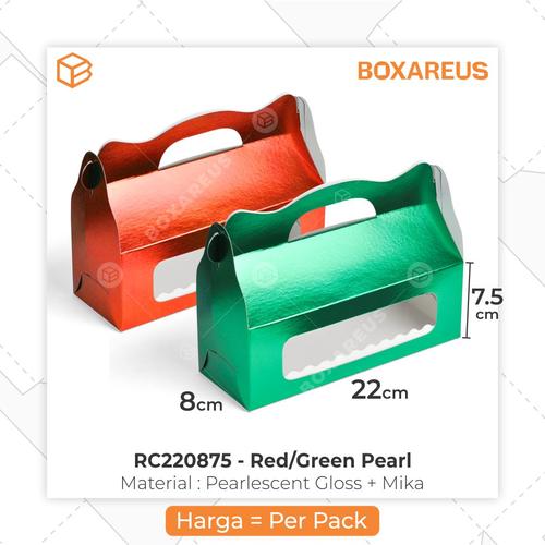 Jual Dus Box Bolu Gulung Roll Cake Kotak Kemasan Handle Gable ...