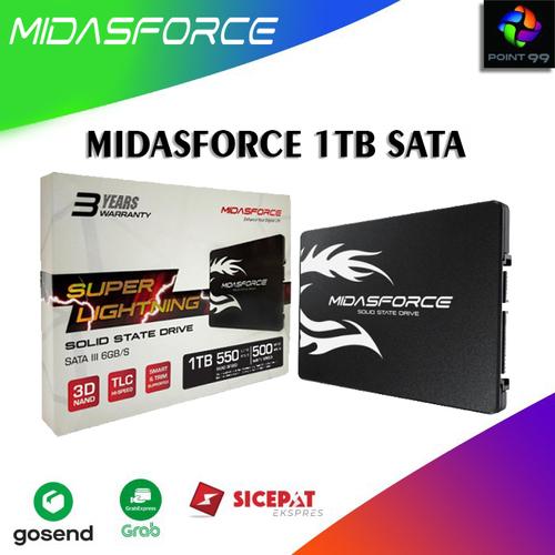 Jual SSD 1TB MIDASFORCE SATA 3 6GB/s SUPER LIGHTNING - TANPA CADDY ...