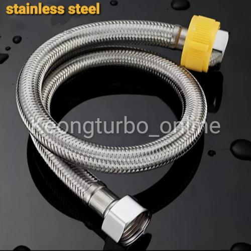 Jual selang flexible anyam slang flexibel wastafel selang closet CAB ...