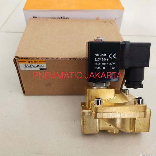 Jual Solenoid Valve SLP-10 3/8 Normally Open E2 AC220V/DC24V EMC ...