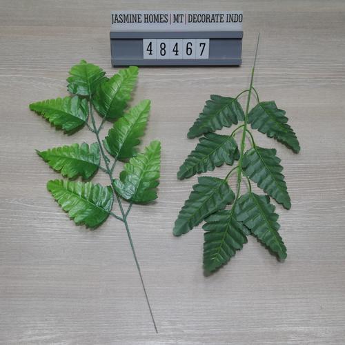 Jual Daun Pakis Kain 7Daun Rangkaian Dekorasi 48467 - C1 Hijau Tua ...