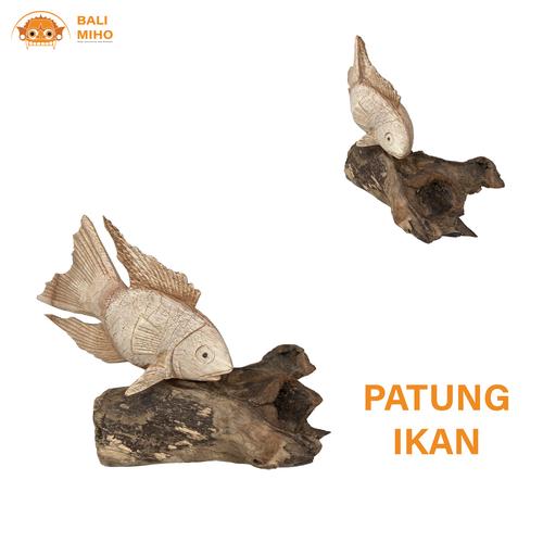 Jual Patung Ikan Berenang Patung Ikan - Patung Ikan Kayu - Patung ...