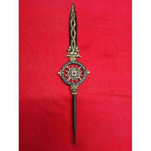 Jual Pusaka Antik Tombak Naga Kembar Kalacakra Kamarogan Istimewa - Kab ...