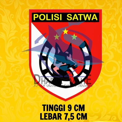 Jual Stiker Polisi Satwa, Stiker K9 polisi, stiker polisi - Kota ...