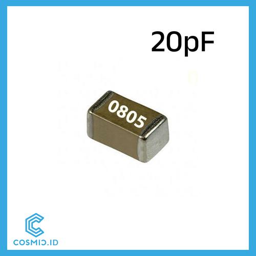 Jual Capacitor 20pF 20 pF 0805 Kapasitor picoFarad SMD - Kab. Bandung ...