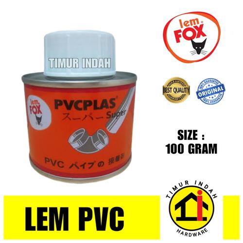 Jual Lem pipa pvc PVCPLAS - KALENG 100 GRAM - Kota Surabaya - TIMUR ...