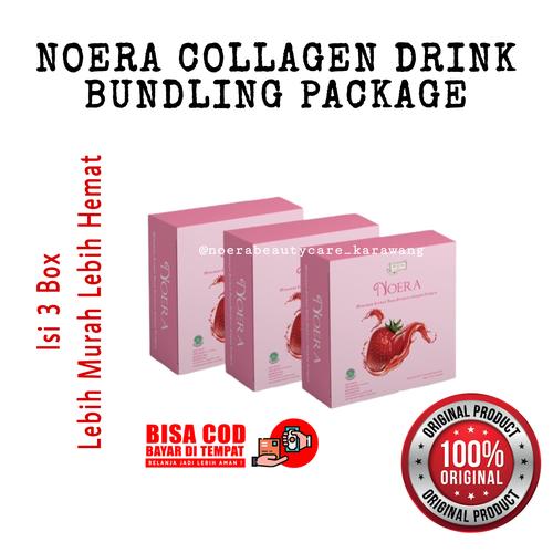 Jual PAKET HEMAT COLLAGEN ISI 3 BOX NOERA COLLAGEN DRINK PENCERAH KULIT ...