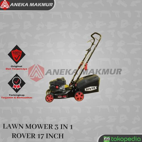Jual Rover Mesin Potong Rumput Dorong Black Mower 3 in 1 lawn Mower 17 ...