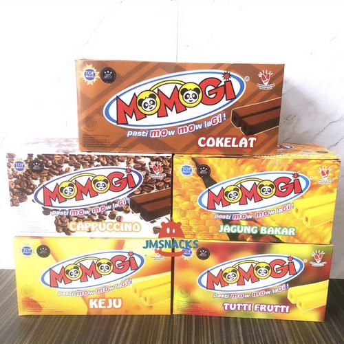Jual [PROMO!!] Momogi Snack 1box (20pcs x 6gram) - Cemilan nikmat ...