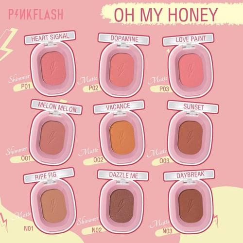 Jual PINKFLASH PF-F01 Soft Pigment Blush On - Pink Flash Perona Pipi ...