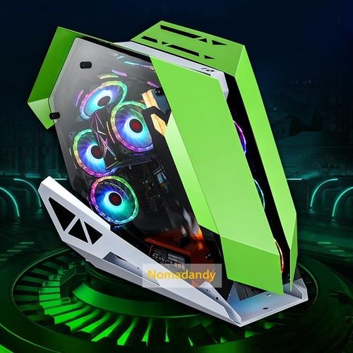 Jual CASING PC GAMING BUMBLEBEE ATX FULL TOWER WHITE AND GREEN - white ...