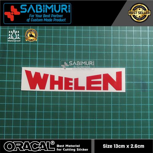 Jual Sticker Cutting Stiker automotive Whelen - 13cm x 2.6cm - Kab ...