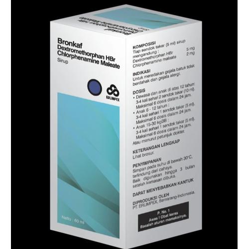 Jual Bronkaf syrup 60ml - Obat batuk - Kab. Grobogan - Mitra Sehat ...
