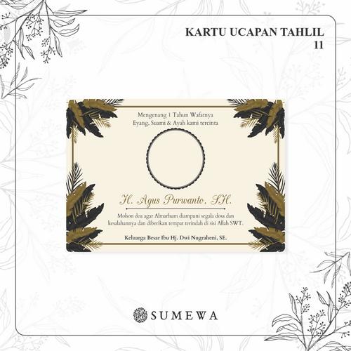 Jual Kartu Ucapan Tahlilan / Peringatan Meninggal - 11 - Kab. Sleman ...