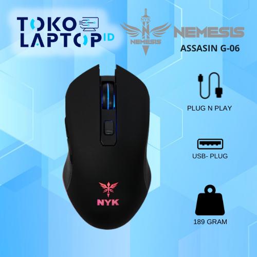 Jual NYK Nemesis G-06 / G06 Assasin Wired Gaming Mouse LED LIghting ...