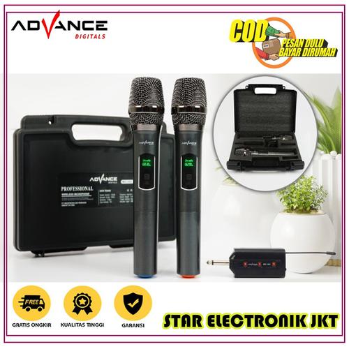 Jual ADVANCE MIC-202 Profesional Wireless Microphone Mic 202 - Jakarta ...
