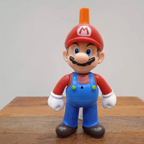 Jual mainan figure super mario bros blue red tinggi sekitar 5 inch ...