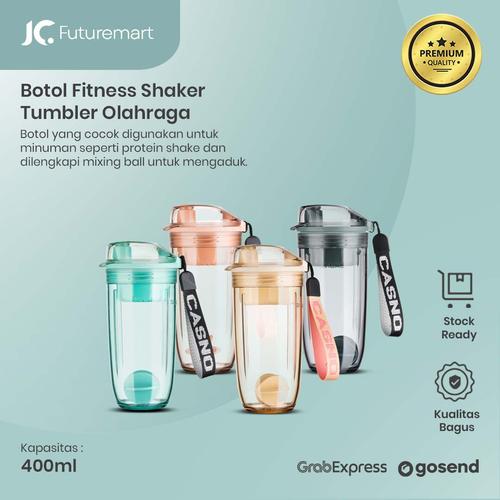 Promo Fitness shaker bottle 400ml | tumbler botol minum olahraga ...