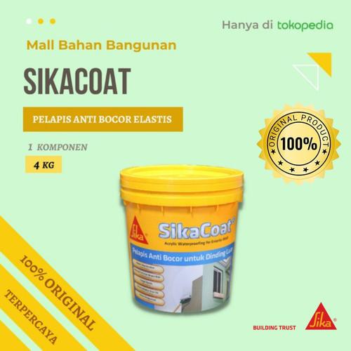 Jual SikaCoat / Sika coat 4 kg waterproofing cat pelapis anti bocor ...