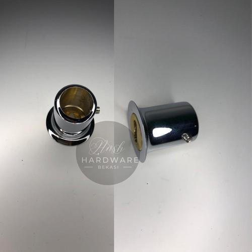 Jual GLASS CLAMP AH 25-01 Konektor Pipa 1 Inch Ke tembok Stainless ...