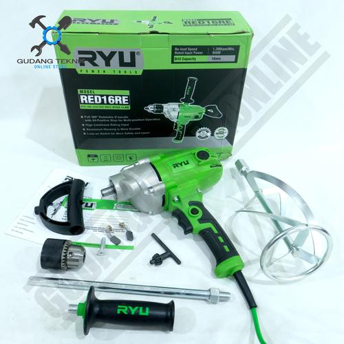 Jual Mesin Bor Tangan Pengaduk Cat RYU RED16RE / Paint Mixer Cat ...