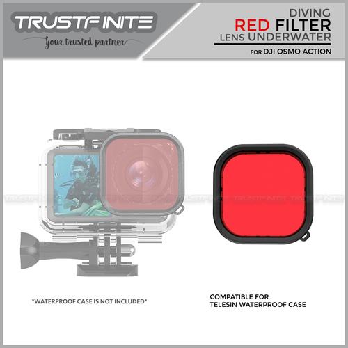 Jual Red Filter for Diving Waterproof Housing Case DJI Osmo Action ...
