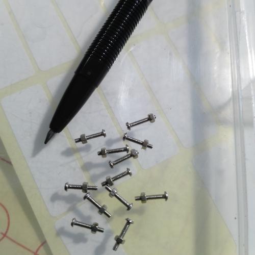Jual Mur baut micro pasangan terkecil 1mm x 8mm pcb arduino robot drone ...