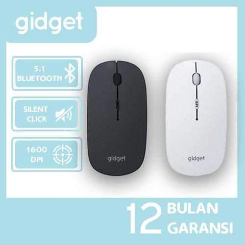 Jual Gidget Mouse Bluetooth Slim Silent for Android IOS MAC Windows ...