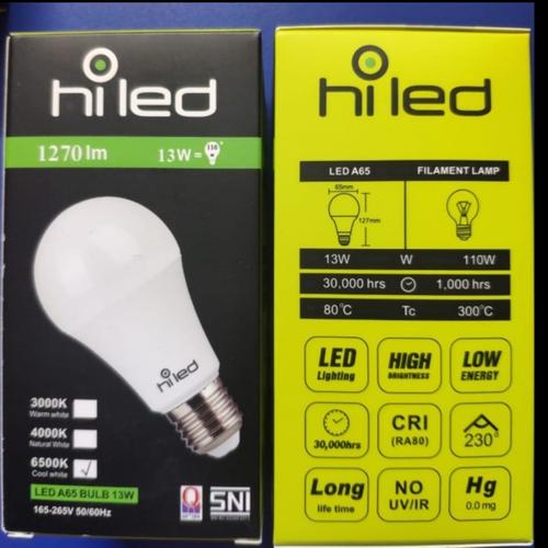 Jual Lampu Bohlam LED Hiled Bulb 13W 13 Watt Natural White E27 4000k ...