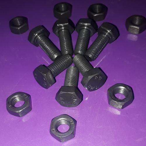 Jual Baut+Mur M 10x20 /hitam baja/Grade 8.8/kunci 17 - Kota Surabaya ...