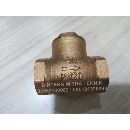 Jual BRONZE SWING CHECK VALVE GALA Fig. 5451 PN20 CLASS 150 3/4" - Kota ...